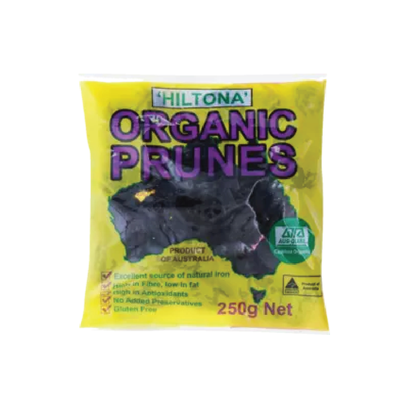 Moistened Prunes 250g – All About The Box Organics