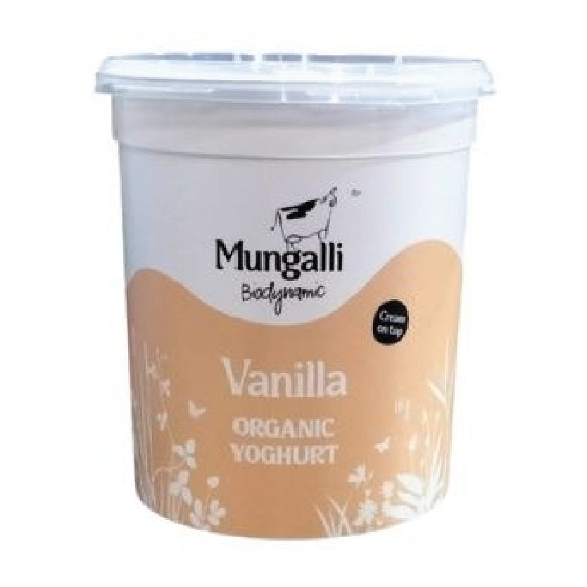 Yoghurt Natural Vanilla 1L – All About The Box Organics